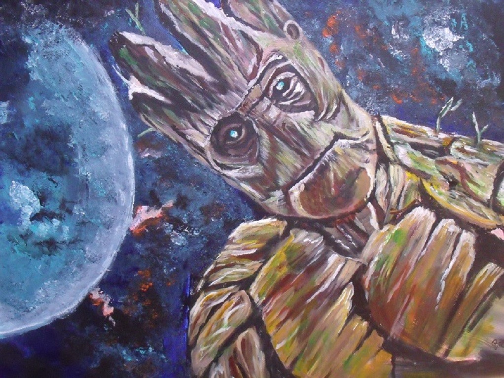 Peinture I AM GROOT