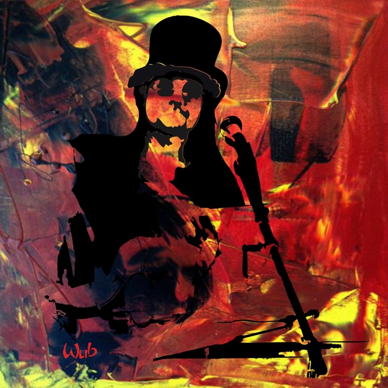 Peinture RIP Leon Russell