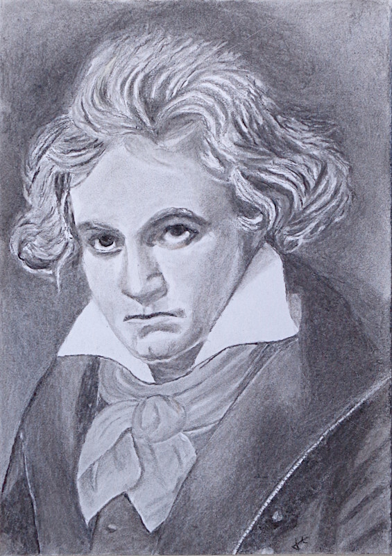 Peinture Beethoven