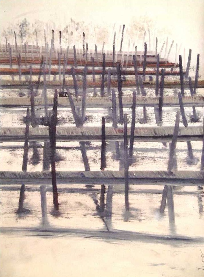 Peinture port du collet : pontons