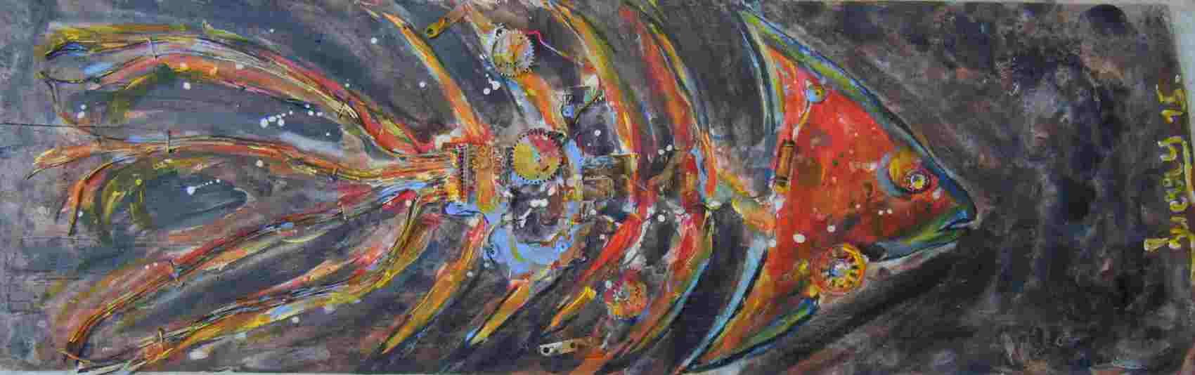 Peinture Electric Fish