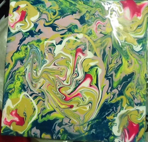 Peinture pouring