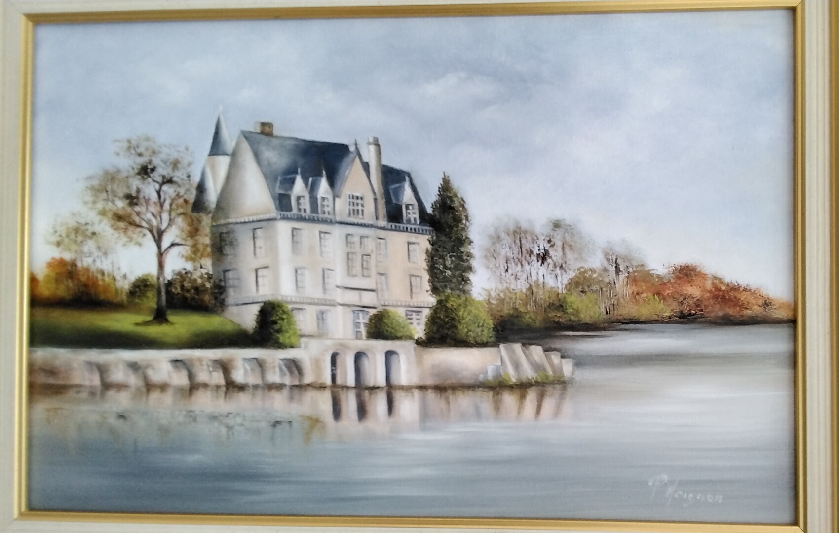 Peinture Château de Launey Villiers