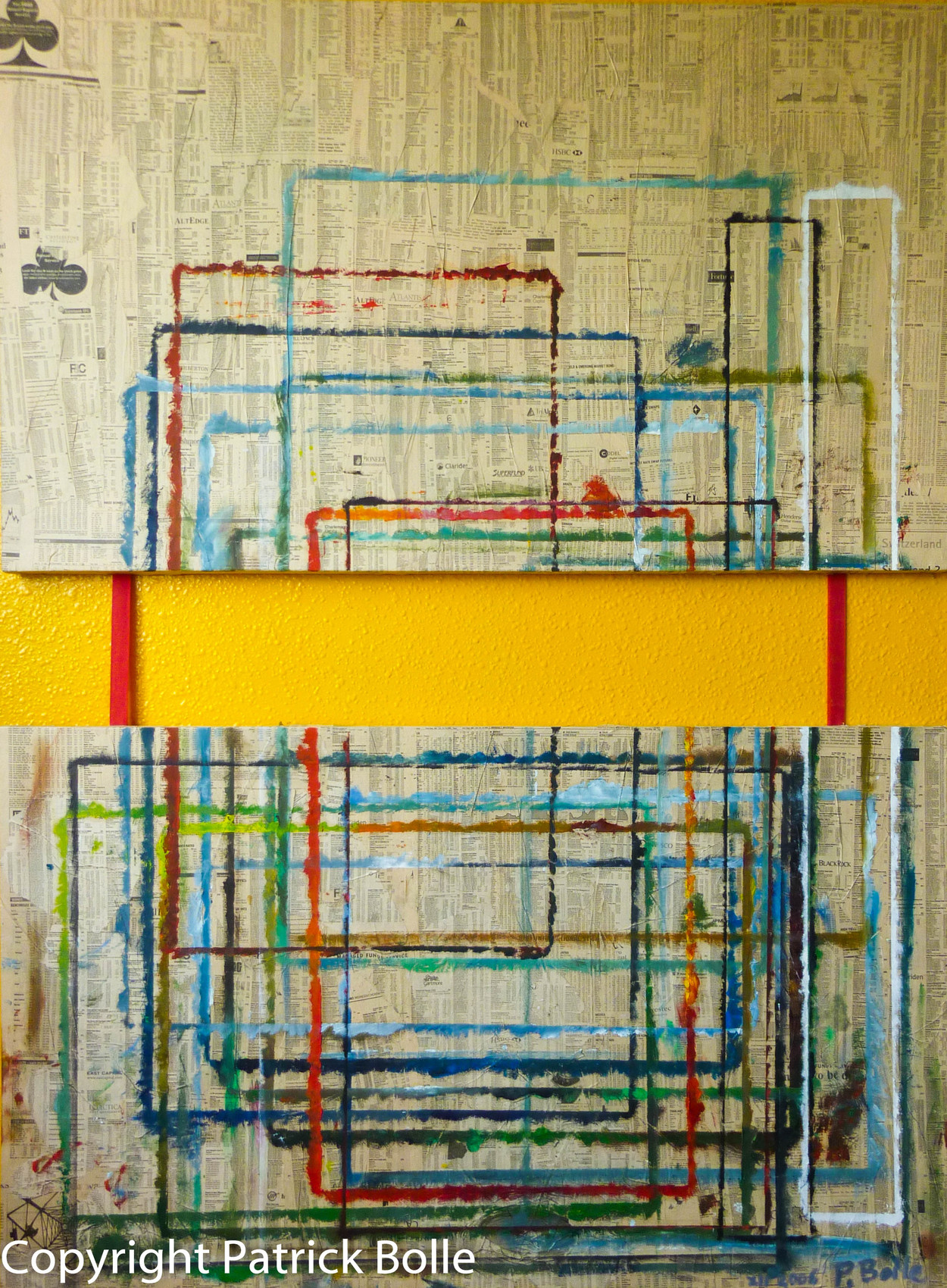 Peinture Du cadre bancaire