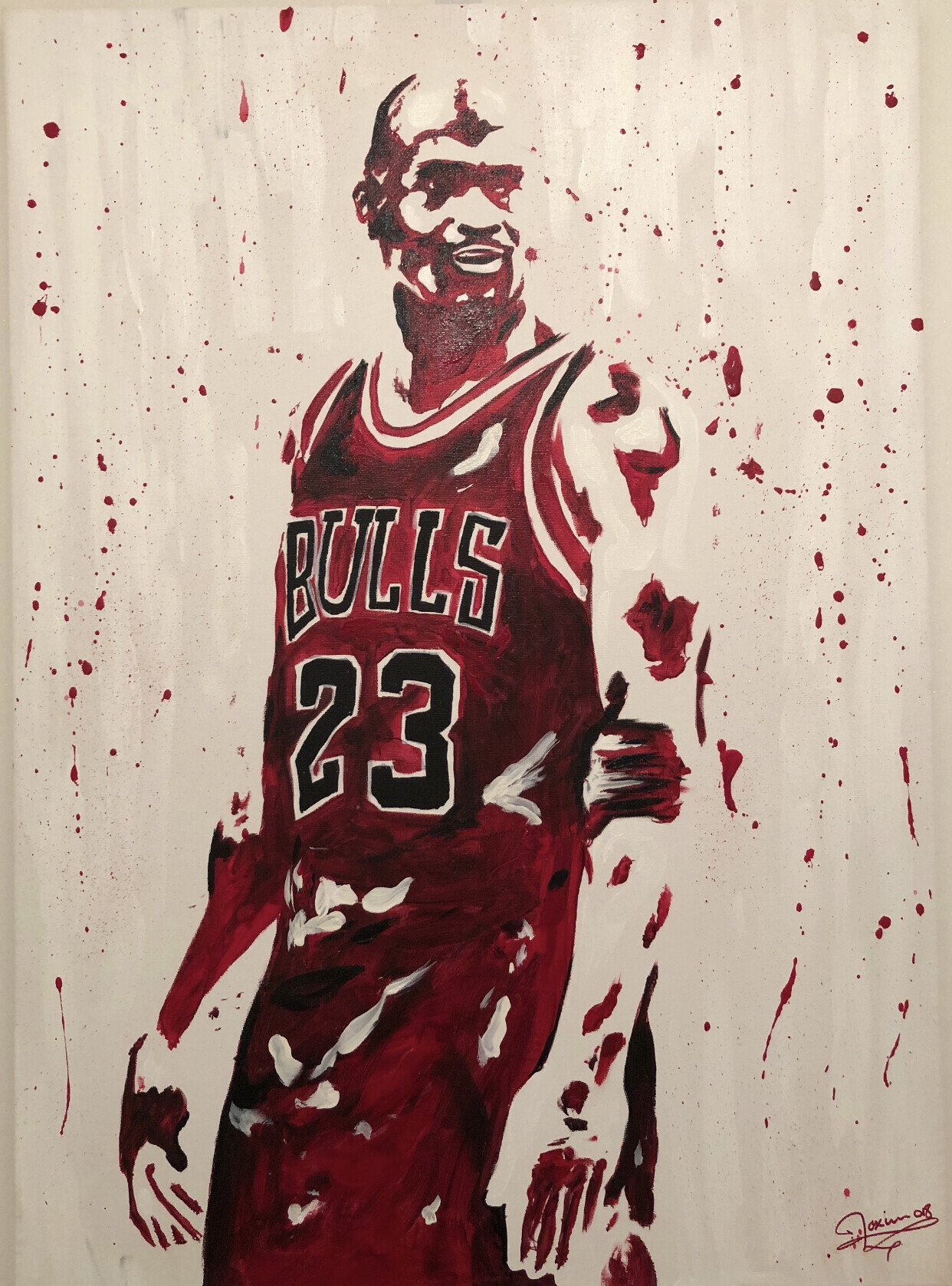 Peinture Michael Jordan