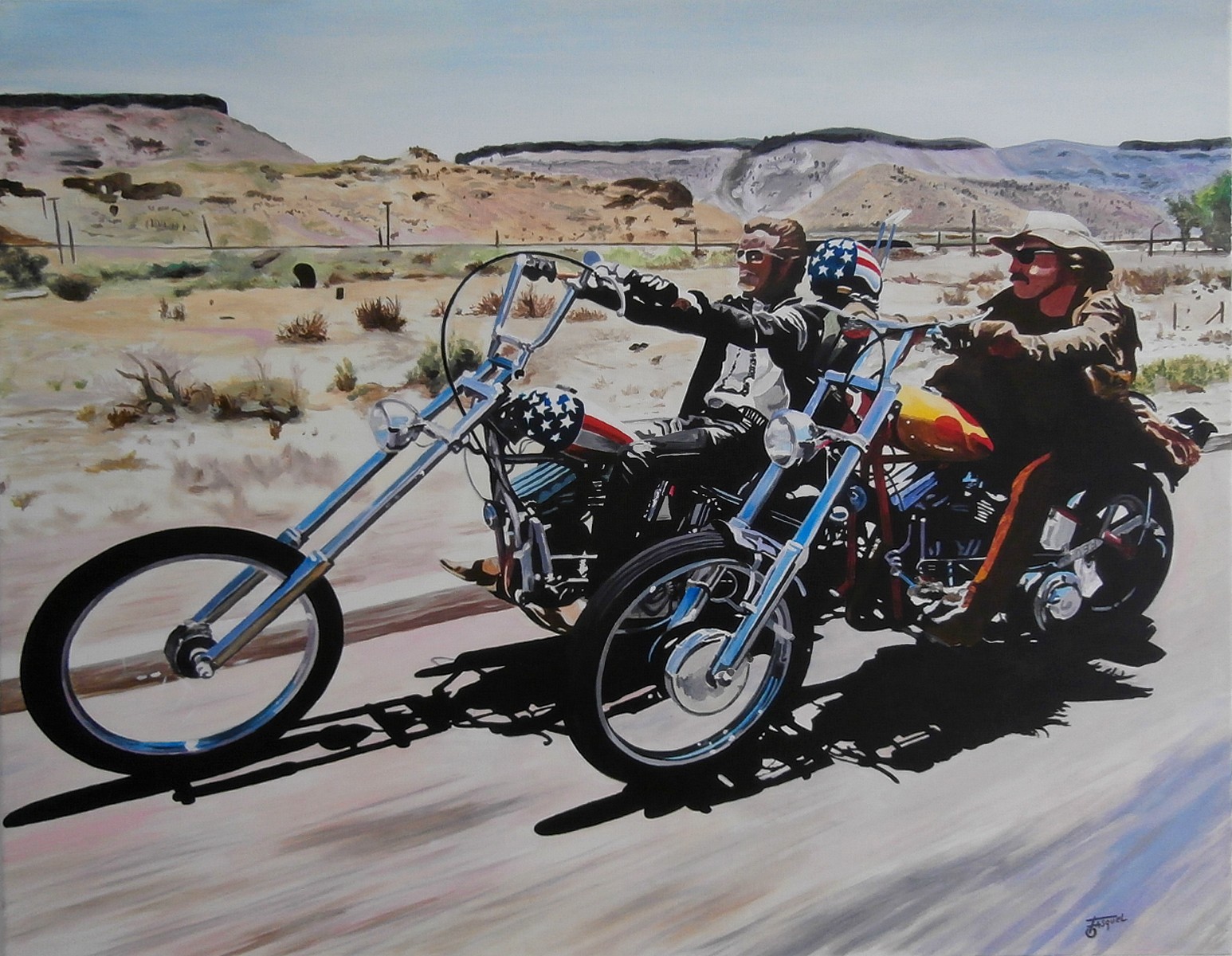 Peinture Easy rider 69