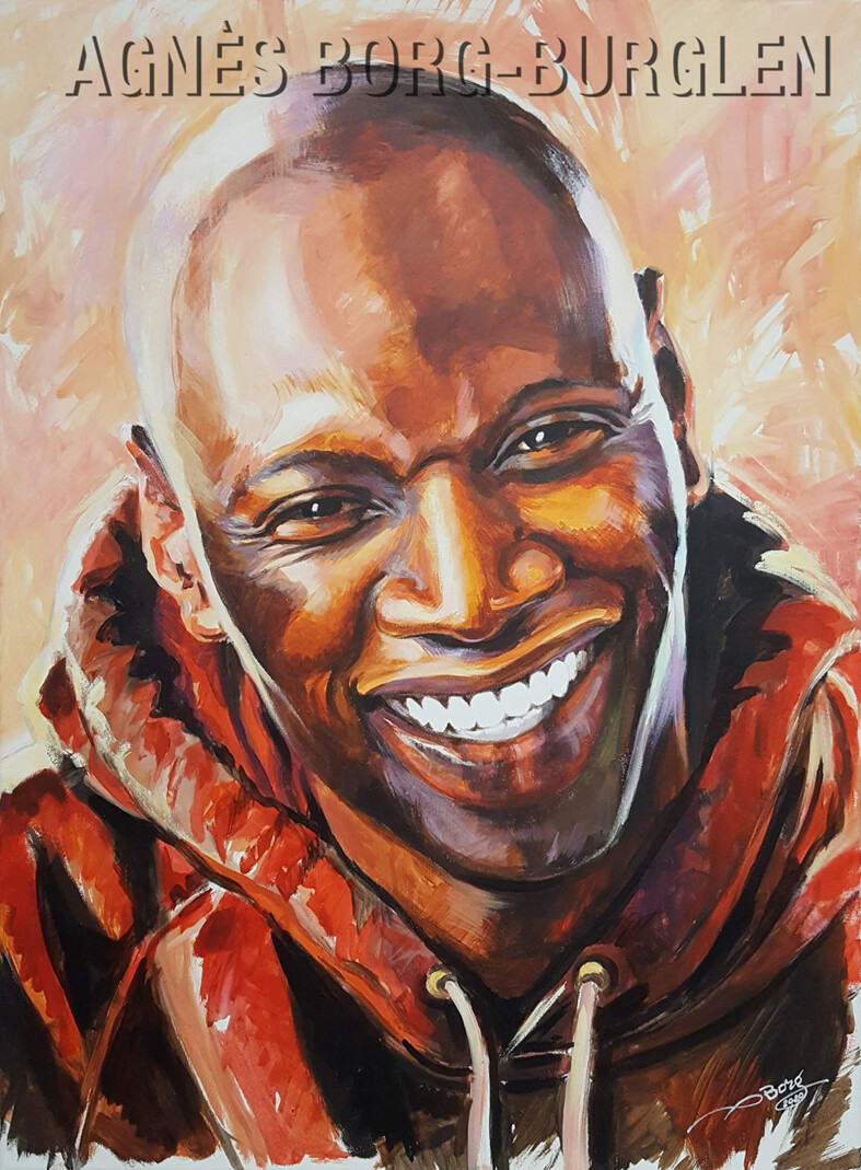 Peinture Omar Sy