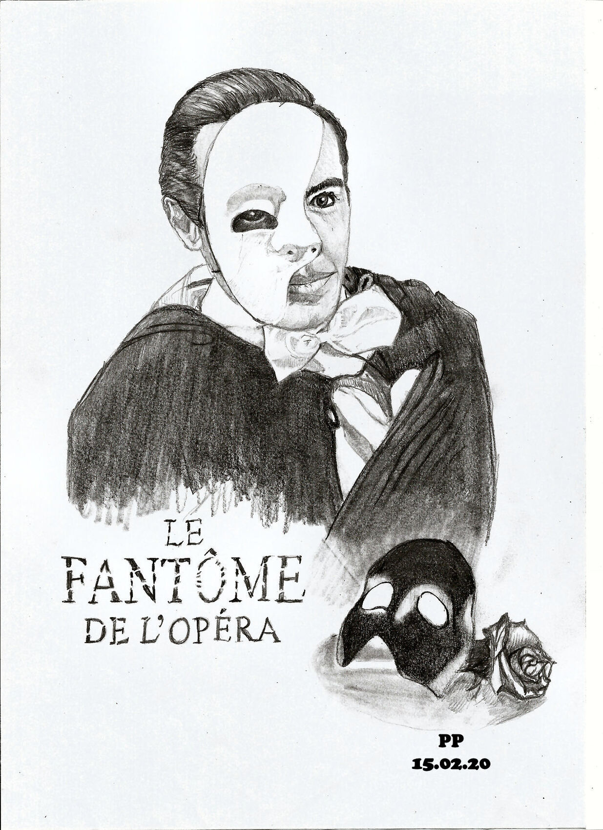 Dessin Le fantôme de l'opera
