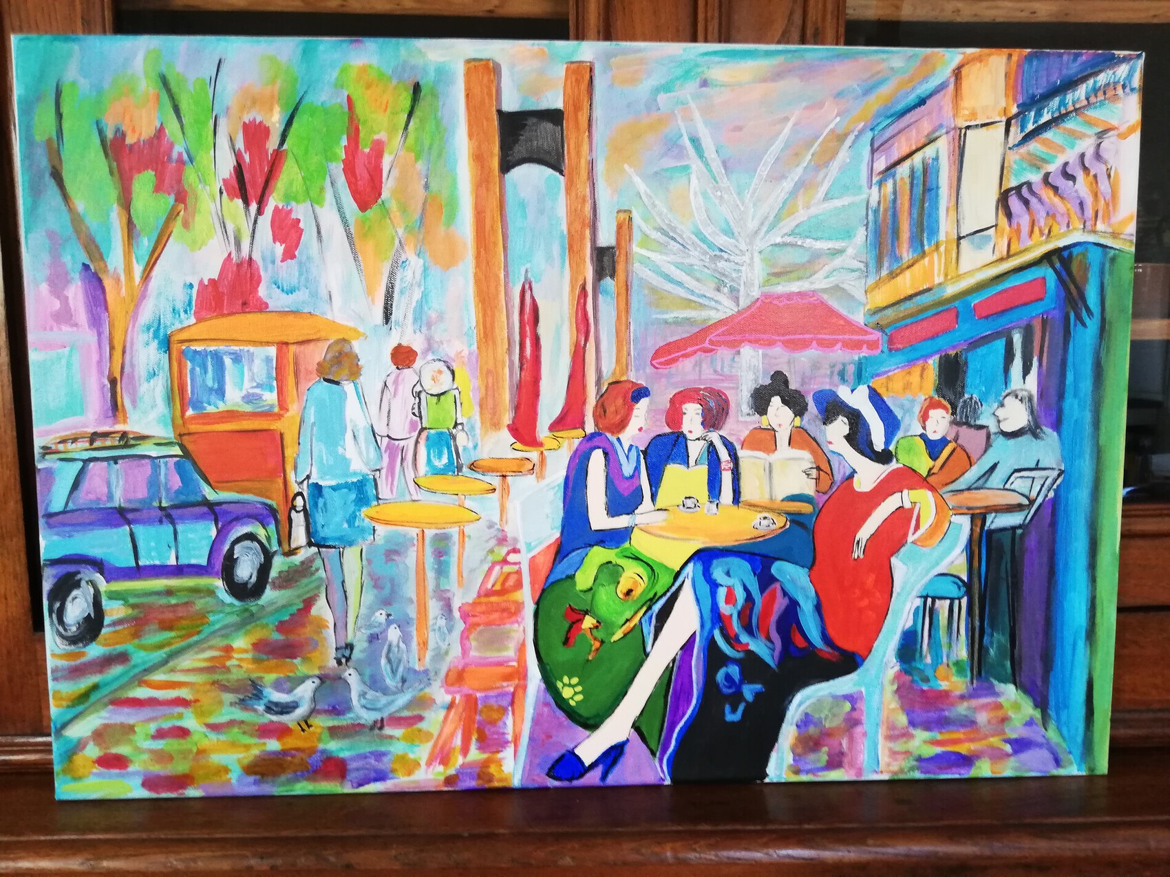 Peinture Ballade rue de Siam à Brest