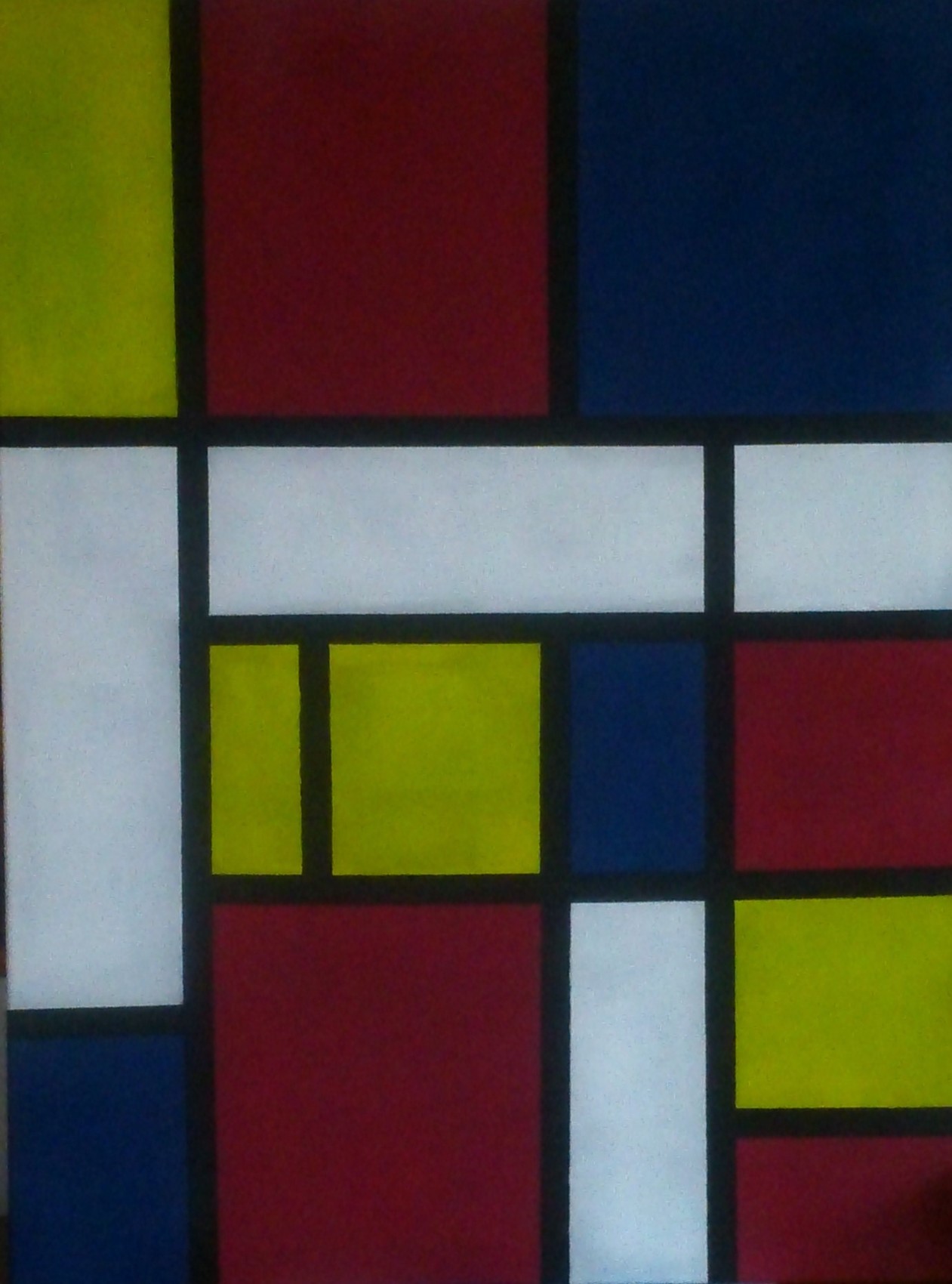 Peinture Inspiration Mondrian