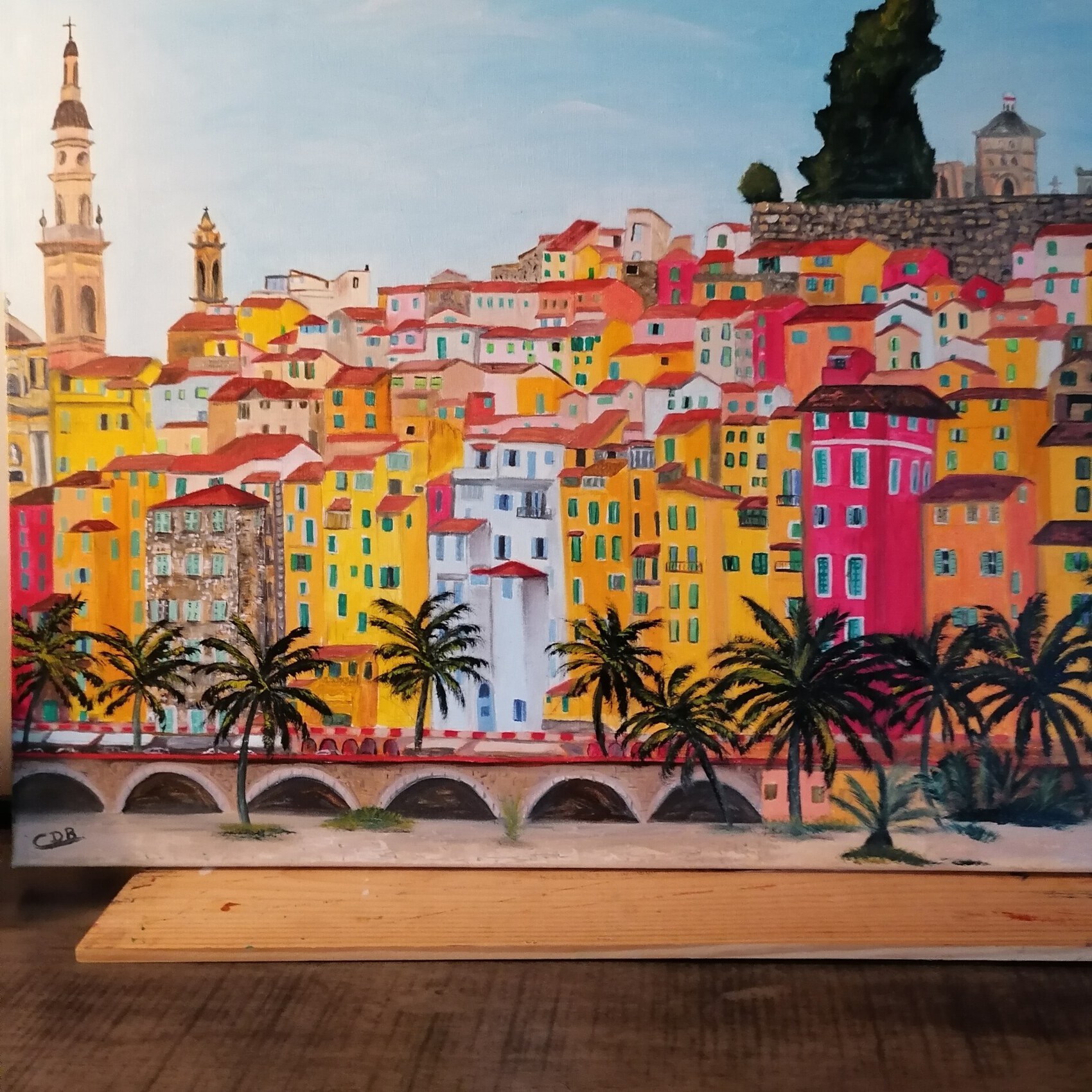 Peinture Menton